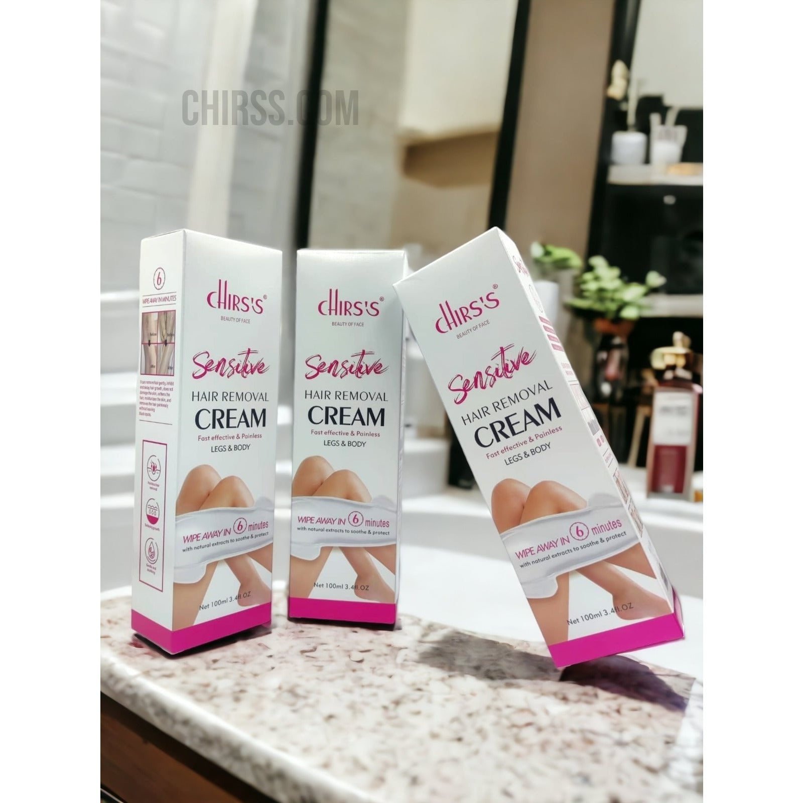Chirs's Sensitive Hair Removal Cream Fast Effective & Painless For Leg ...